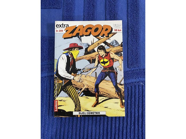 ZAGOR EXTRA 209  BIJELI  ODMETNIK ludens