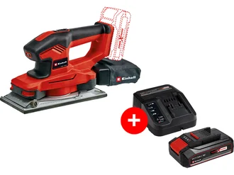 Einhell Akumulatorska vibraciona brusilica TE-OS 18/230 Li Solo + Einhell Power-X-Change 18V 2.5 Ah Starter-Kit