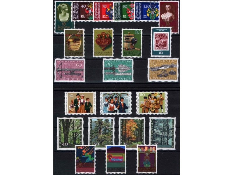 Liechtenstein 1980 KompGod Mi741-63 **