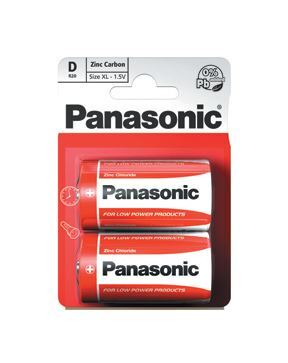 PANASONIC baterije R20RZ/2BP Zinc CarbonID: EK000530002
