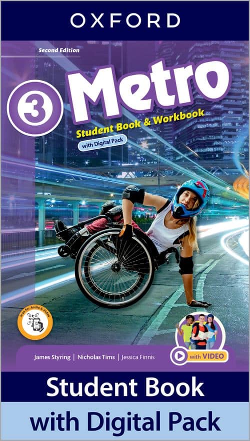 Metro Level 3 – Student Book and Workbook with Online Practice