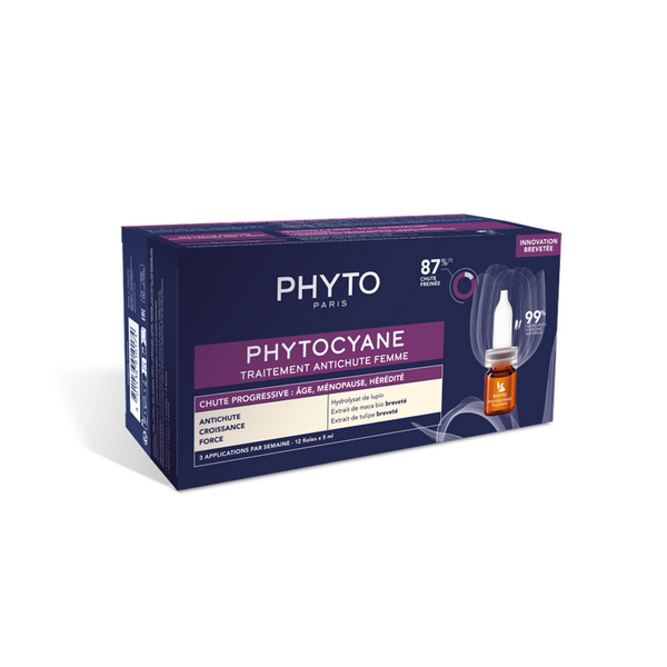 PHYTOCYANE WOMEN PROGRESSIVE - TRETMAN PROTIV OPADANJA KOSE ZA ŽENE 12X5ML