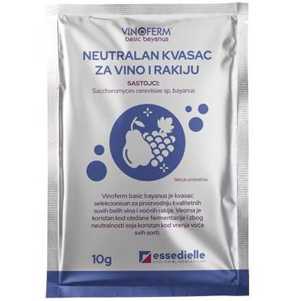 Univerzalni vinski kvasac Basic Bayanus 10gr. - 10kom. VINOFERM