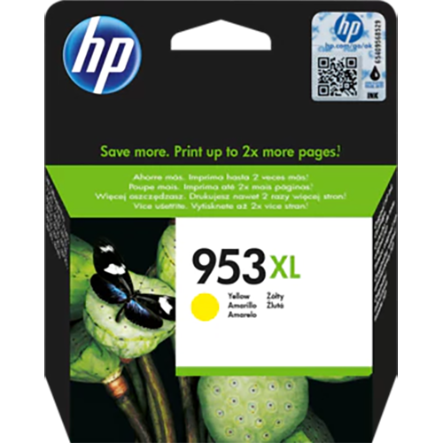 HP HP 953XL High Yield Yellow Original Ink Cartridge | F6U18AE