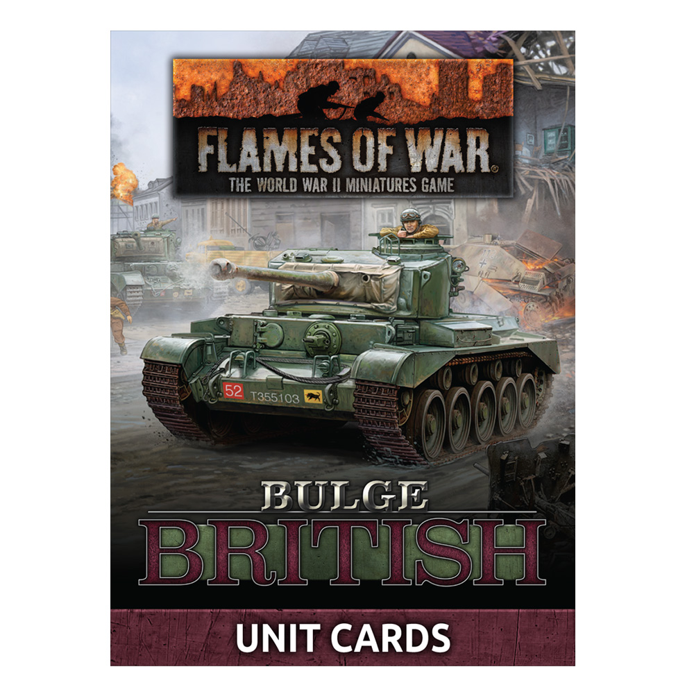 Bulge: British Unit Cards (66x Cards)