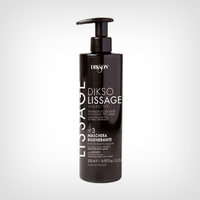 DIKSO LISSAGE 3 MASK 500ML - REGENERATIVNA MASKA POSLE TRETMANA ISPRAVLJANJA