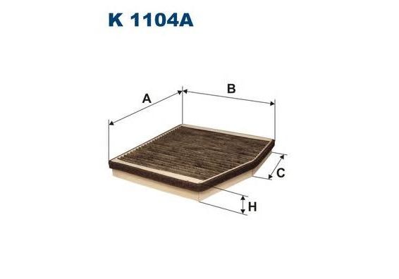 Filter klime FILTRON K1104A Punto kućište