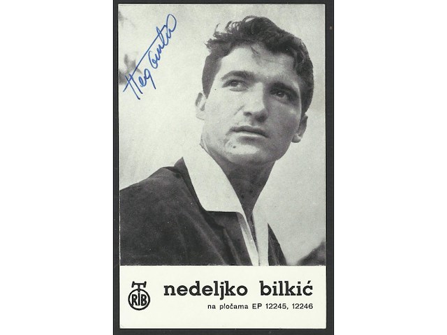 pevac nedeljko bilkic autogram rtb