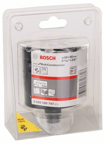 Testera za otvore Speed for Multi Construction Bosch 2608580747, 68 mm, 2 11/16"