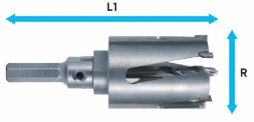 Makita Višenamenske TCT kruna 60x60mm D-42830