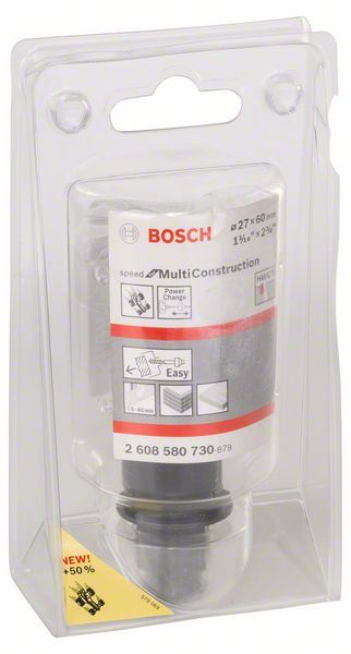 Testera za otvore Speed for Multi Construction Bosch 2608580730, 27 mm, 1 1/16"
