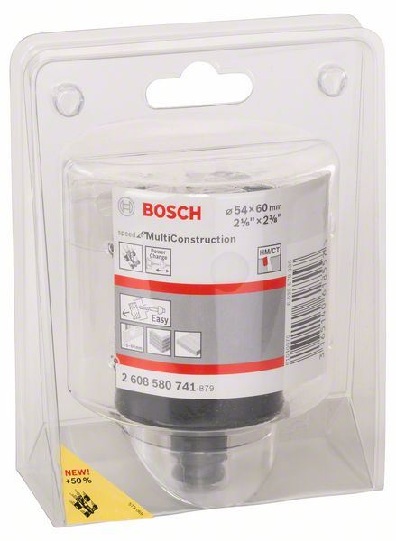 Testera za otvore Speed for Multi Construction Bosch 2608580741, 54 mm, 2 1/8"