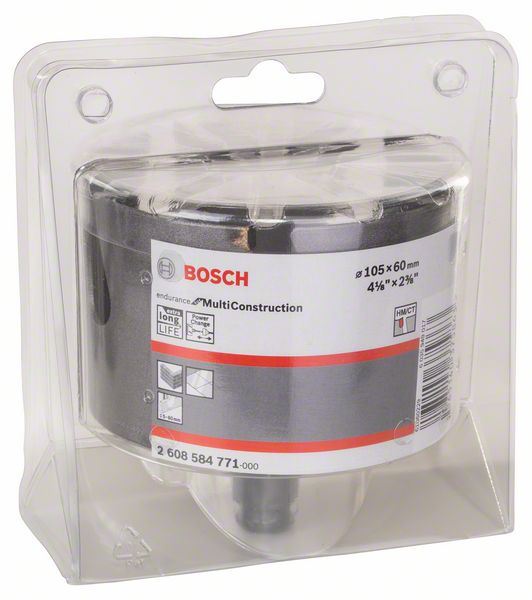 Testera za otvore Endurance for Multi Construction Bosch 2608584771, 105 mm, 5
