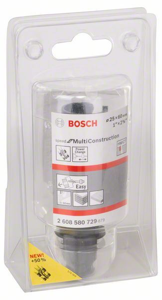 Testera za otvore Speed for Multi Construction Bosch 2608580729, 25 mm, 1"
