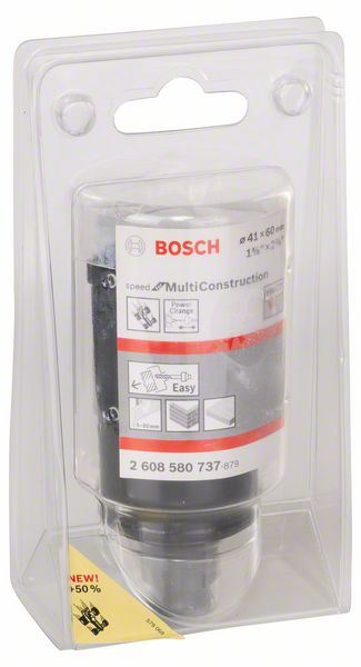 Testera za otvore Speed for Multi Construction Bosch 2608580737, 41 mm, 1 5/8"