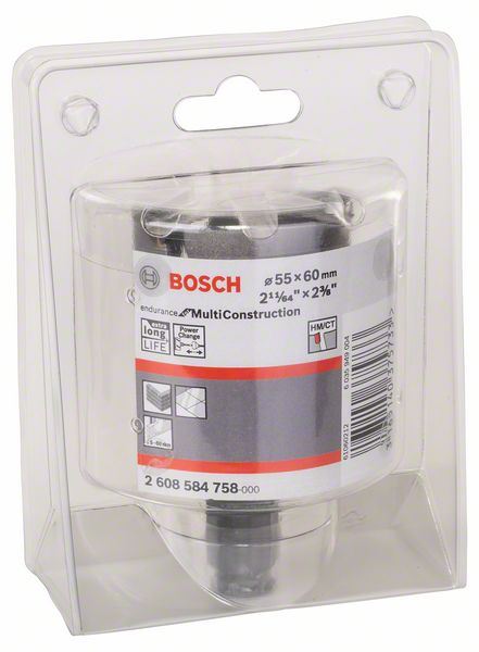 Testera za otvore Endurance for Multi Construction Bosch 2608584758, 55 mm, 3