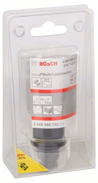 Testera za otvore Speed for Multi Construction Bosch 2608580732, 30 mm, 1 3/16"