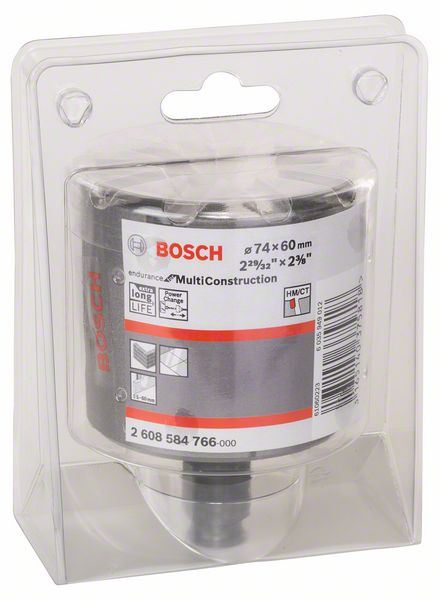 Testera za otvore Endurance for Multi Construction Bosch 2608584766, 74 mm, 4