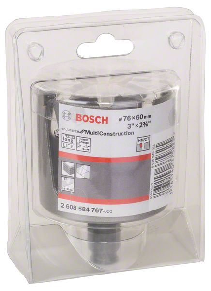 Testera za otvore Endurance for Multi Construction Bosch 2608584767, 76 mm, 4