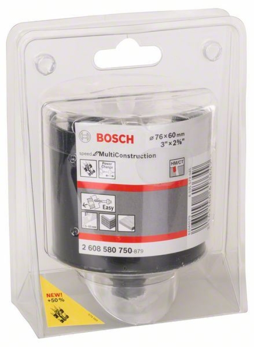 Testera za otvore Speed for Multi Construction Bosch 2608580750, 76 mm, 3"