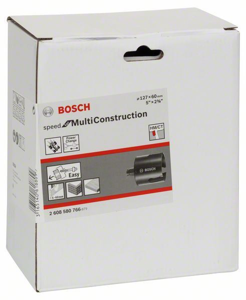 Testera za otvore Speed for Multi Construction Bosch 2608580766, 127 mm, 5"