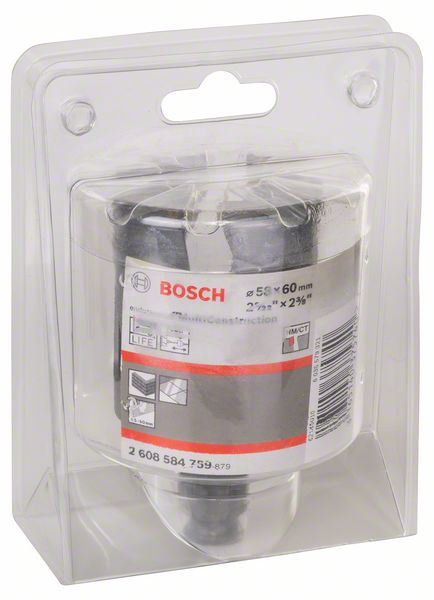 Testera za otvore Endurance for Multi Construction Bosch 2608584759, 58 mm, 4