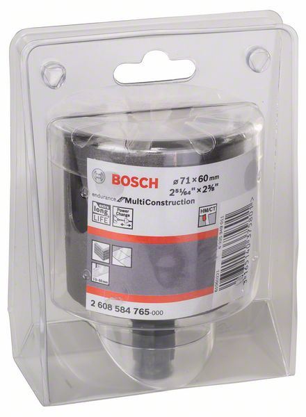 Testera za otvore Endurance for Multi Construction Bosch 2608584765, 71 mm, 4