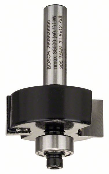Glodalo za pregibe Bosch 2608628350, 8 mm, B 9,5 mm, D 31,8 mm, L 12,5 mm, G 54 mm