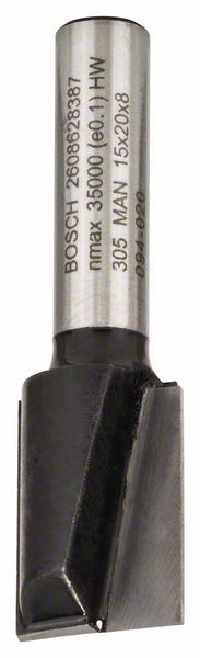 Glodala za kanale Bosch 2608628387, 8 mm, D1 15 mm, L 20 mm, G 51 mm