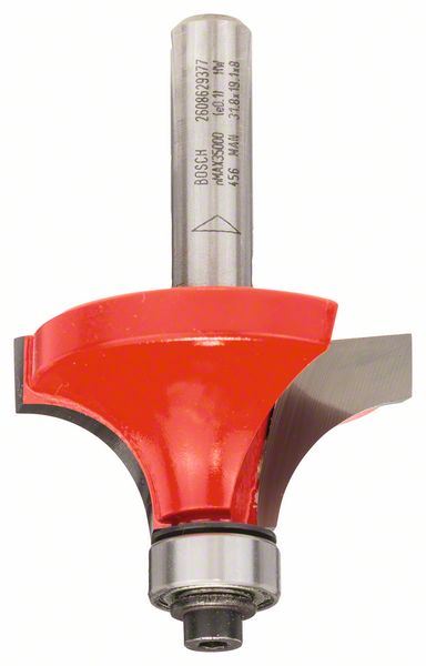 Glodalo za zaobljivanje Bosch 2608629377, 8 mm, D 38,1 mm, R1 12,7 mm, L 19 mm, G 61 mm