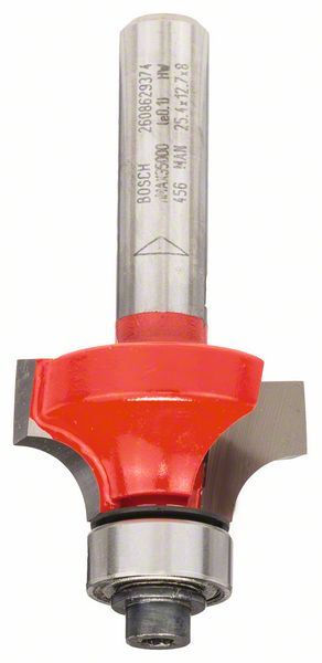 Glodalo za zaobljivanje Bosch 2608629374, 8 mm, D 25,4 mm, R1 6,35 mm, L 12,7 mm, G 55 mm