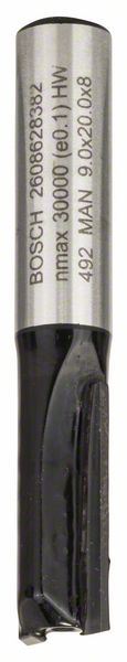 Glodala za kanale Bosch 2608628382, 8 mm, D1 9 mm, L 20 mm, G 51 mm
