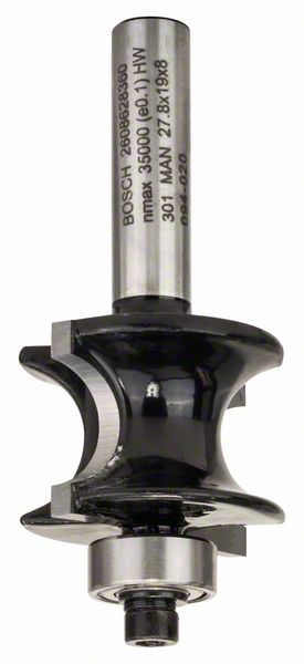 Glodalo polovičnog štapa Bosch 2608628360, 8 mm, R1 6 mm, L 19 mm, G 63 mm
