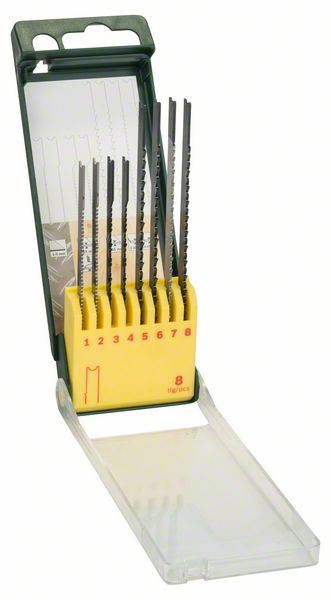 8-delna kutija sa listovima testere za drvo/metal/plastiku (U prihvat) Bosch 2607019459