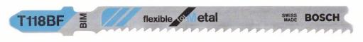 List ubodne testere T 118 BF Bosch 2608634503, Flexible za Metal