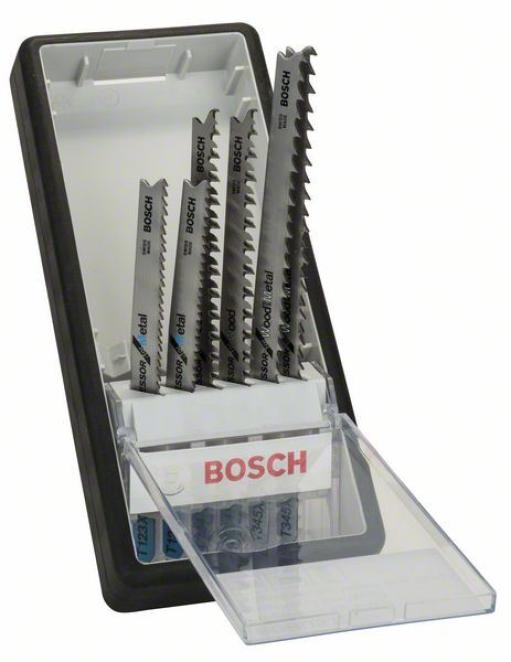 6-delni Robust Line set listova ubodne testere Progressor T-prihvat Bosch 2607010531, T 123 X (2x); T 234 X (2x); T 345 XF (2x)