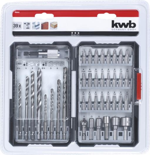 KWB 49108960 set univerzalnih burgija i bitova, 39 delova