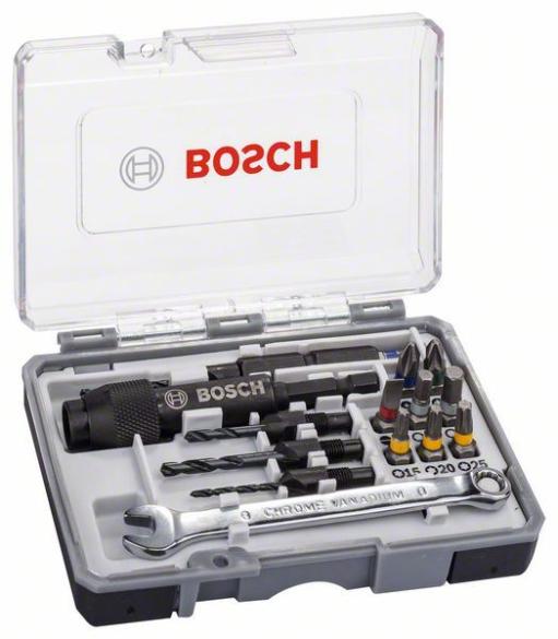 20-delni set bitova odvrtača Drill&Drive Bosch 2607002786, PH2; PH2; PZ2; SL5; H4; H5; T15; T20; T25