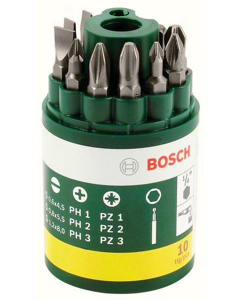 Bosch 10-delni set bitova, 2607019454