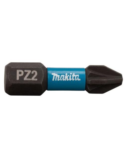 Makita Impact screw bit PZ2-25mm 2pcs C-form B-63644