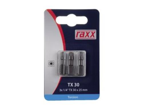 Bit Torsion TX 25x25mm, Raxx