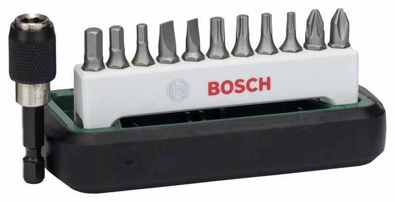 12-delni set bitova odvrtača Standard, mešani (S, PH, PZ, HEX, T) Bosch 2608255995