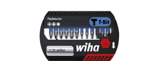 Wiha 41824 FlipSelector T set bitova, 25 mm Phillips, Pozidriv, Torx®, 14 delova 1/4"