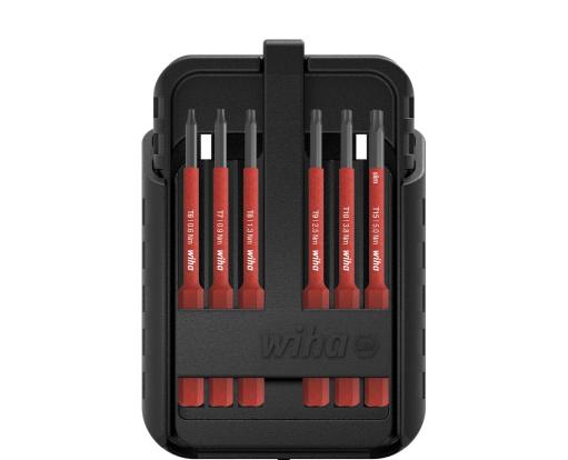 Wiha 43161 slimBit električarski set bitova Torx®, Torx Plus®, 15 delova, u kutiji, kuka za kaiš