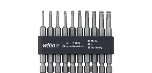 Wiha 32804 Set bitova Professional 70 mm Torx® sa kuglom, 1/4", 11 delova