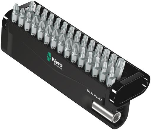 Wera Bit-Check 30 Wood 2 set bitova, 30 komada, 05057432001