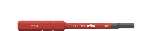 Wiha 37147 slimBit električarski Bit šestougaoni, 3 mm