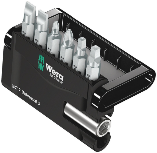 Wera Bit-Check 7 Universal 3 set bitova, 7 komada, 05340322001