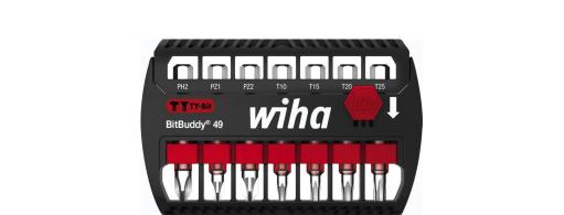 Wiha 42117 BitBuddy® TY set bitova, 49 mm Phillips, Pozidriv, Torx®, 8 delova 1/4"