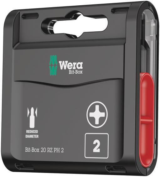 Wera Bit-Box 20 set bitova RZ PH 2 x 25 mm, 20 komada, 05057753001